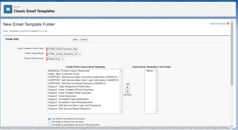 Create Dynamic User Signature in Salesforce for an Email Template