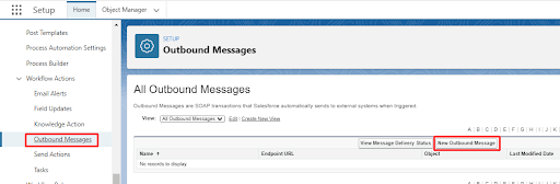 How To Send Outbound Message Using Lightning Flows In Salesforce