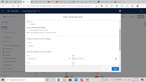 How To Create A Screen Flow In Salesforce To Display The Input Screens For Creating Records